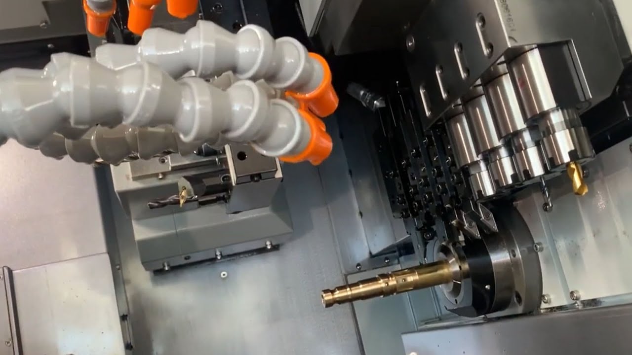 Masses of power on these sliding head machines - YouTube
