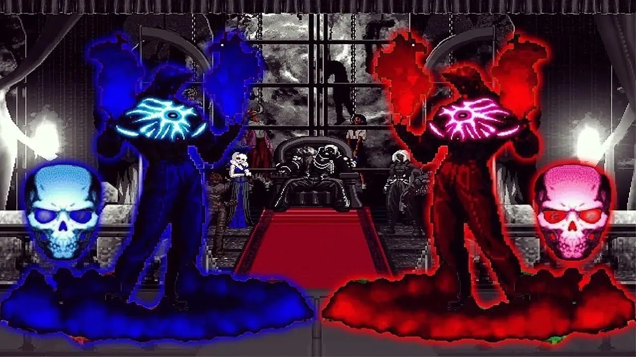 [Mugen KOF] Valmar Rugal Vs Blue Valmar Rugal - YouTube