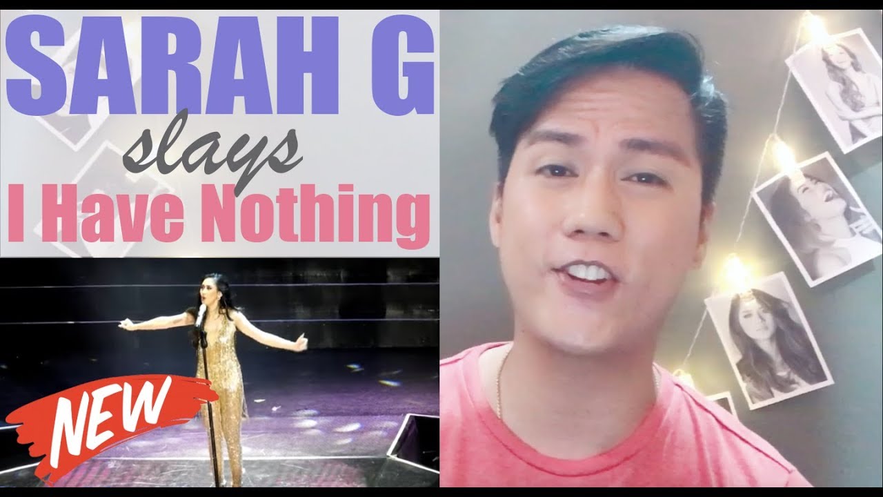 Vocalist Reacts To Sarah G I Have Nothing THIS I5 ME Concert YouTube vocalist-reacts-to-sarah-g-i-have-nothing-this-i5-me-concert-youtube