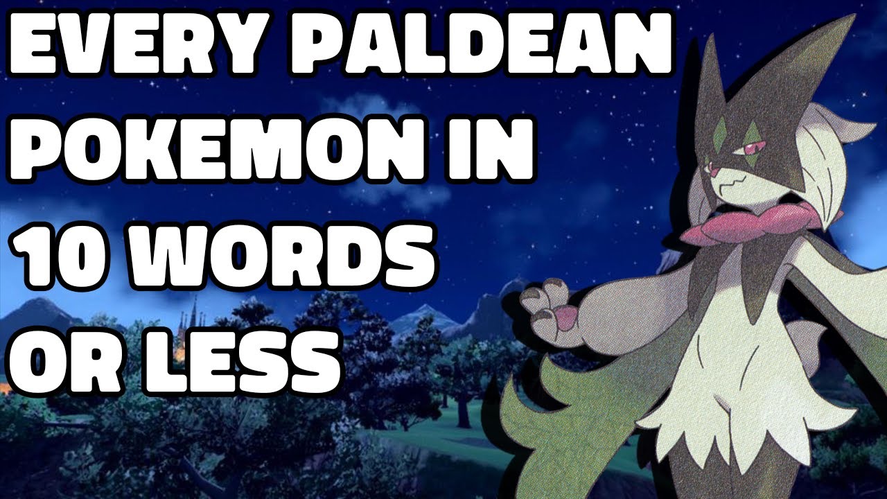 Ranking EVERY Paldean Pokemon in 10 Words or Less - YouTube