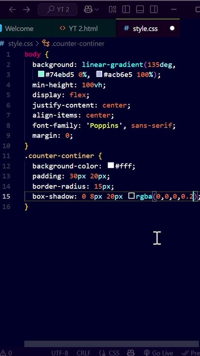 Build a Word Counter in 60 Seconds! | HTML CSS JavaScript - YouTube