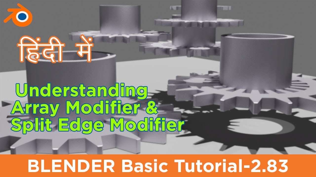 Blender Array And Split Edge Modifier Understanding For Beginners