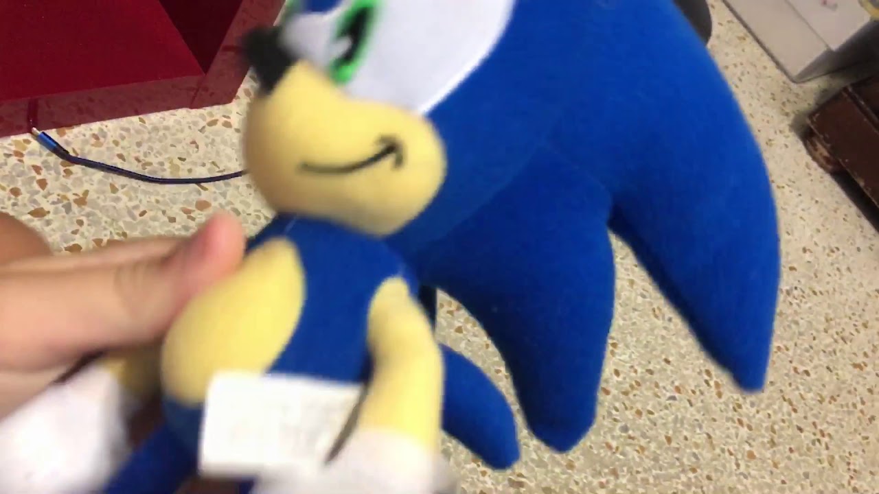 Sonic movie uh meow? Scene plush - YouTube