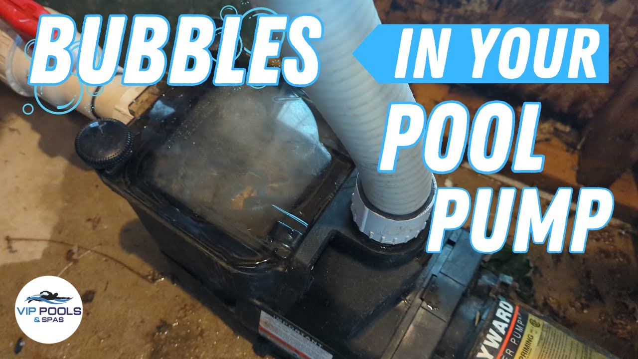 Air Bubbles in Your Simming Pool / Air Bubbles in your Pool Pump - YouTube