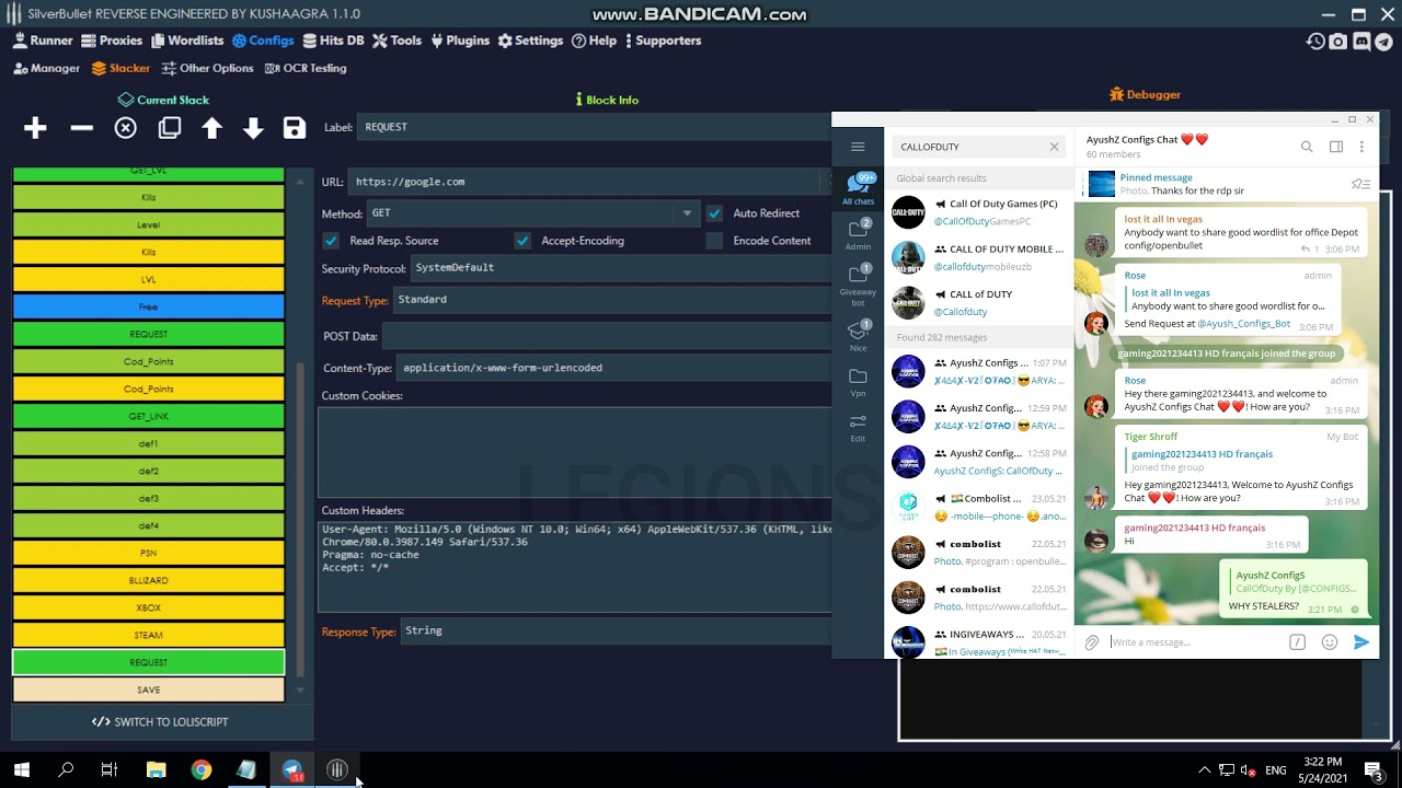 Adding HitSender To Telegram Bot | OpenBullet | Config | ××× - YouTube