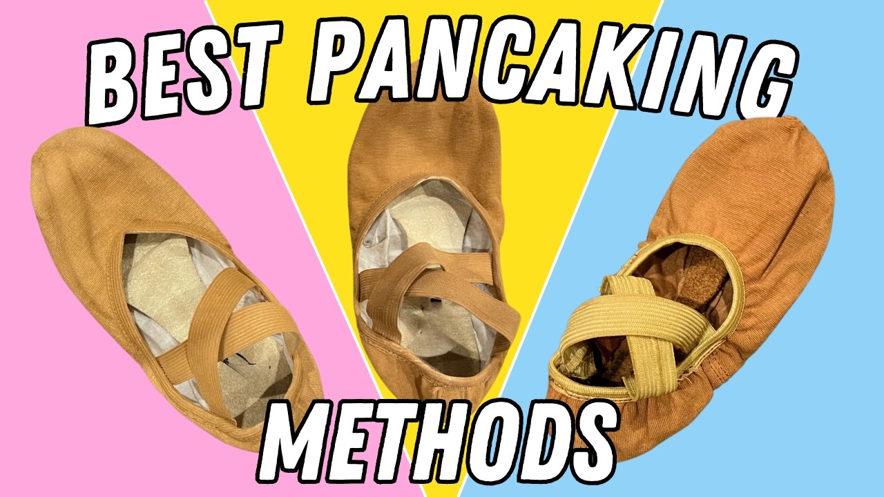 The BEST Way To Pancake Ballet Shoes - YouTube