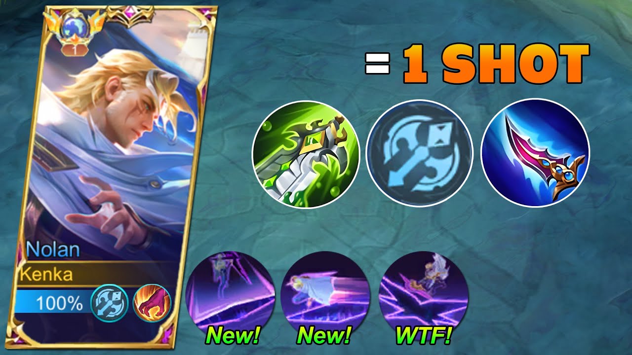 NEW HERO NOLAN BEST ONE SHOT BUILD AND EMBLEM 2023! - YouTube