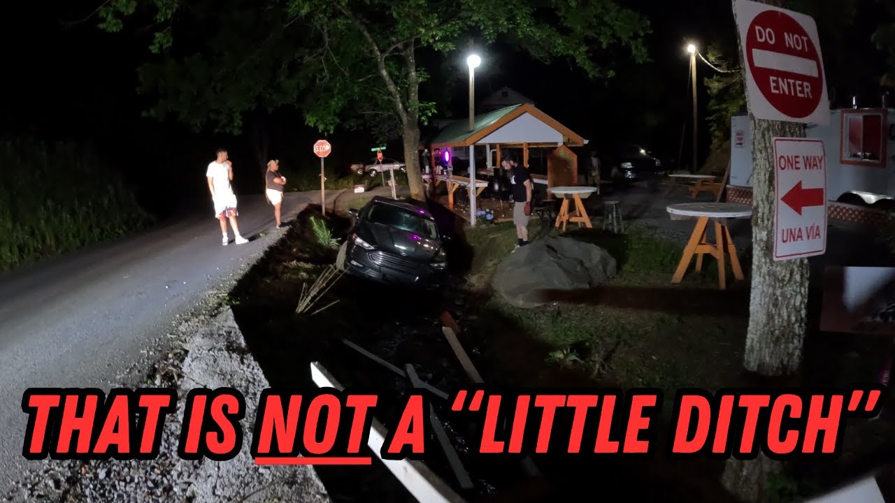 That Is NOT A "Little Ditch!" - YouTube