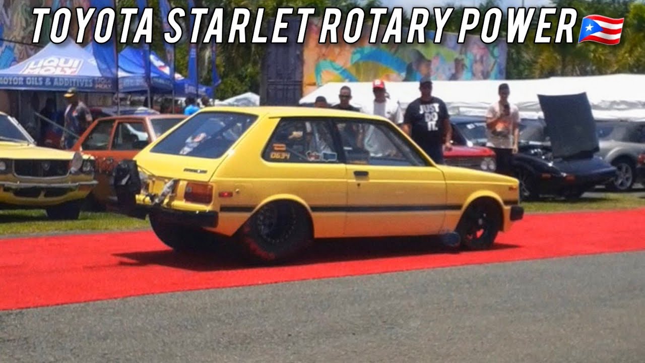 Toyota Starlet Rotary Power en Explosion Rotativa Puerto Rico - YouTube