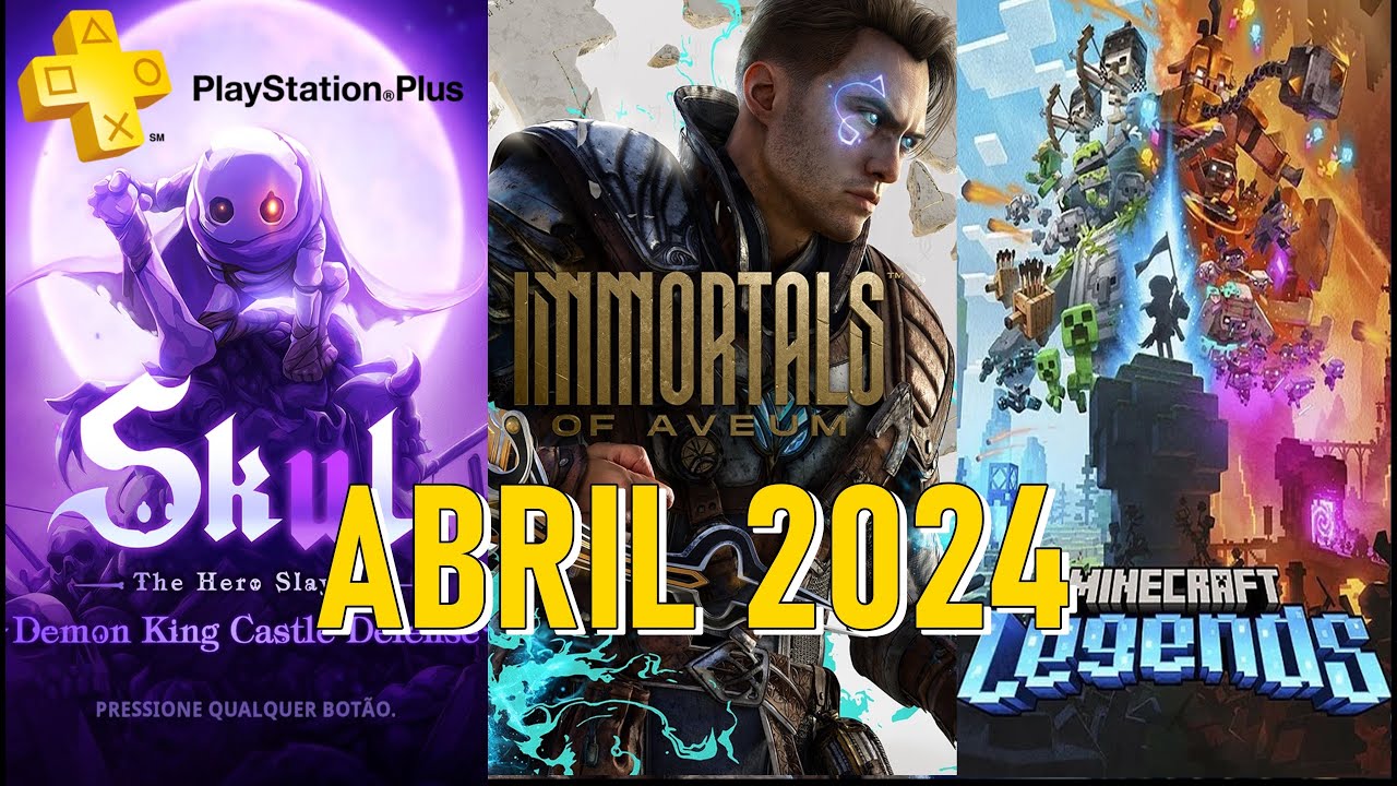 PlayStation Plus Abril 2024 - jogando 20 minutos de cada jogo - YouTube