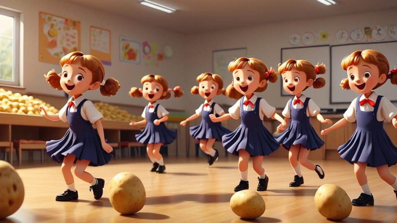 One Potato, Two Potatoes | Nursery Rhymes - YouTube