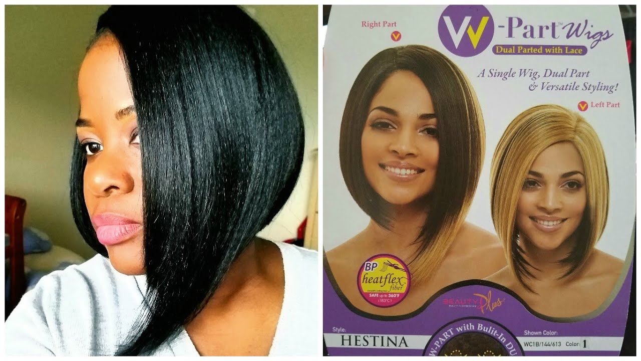 JANET COLLECTION BOB W PART LACE WIG - YouTube