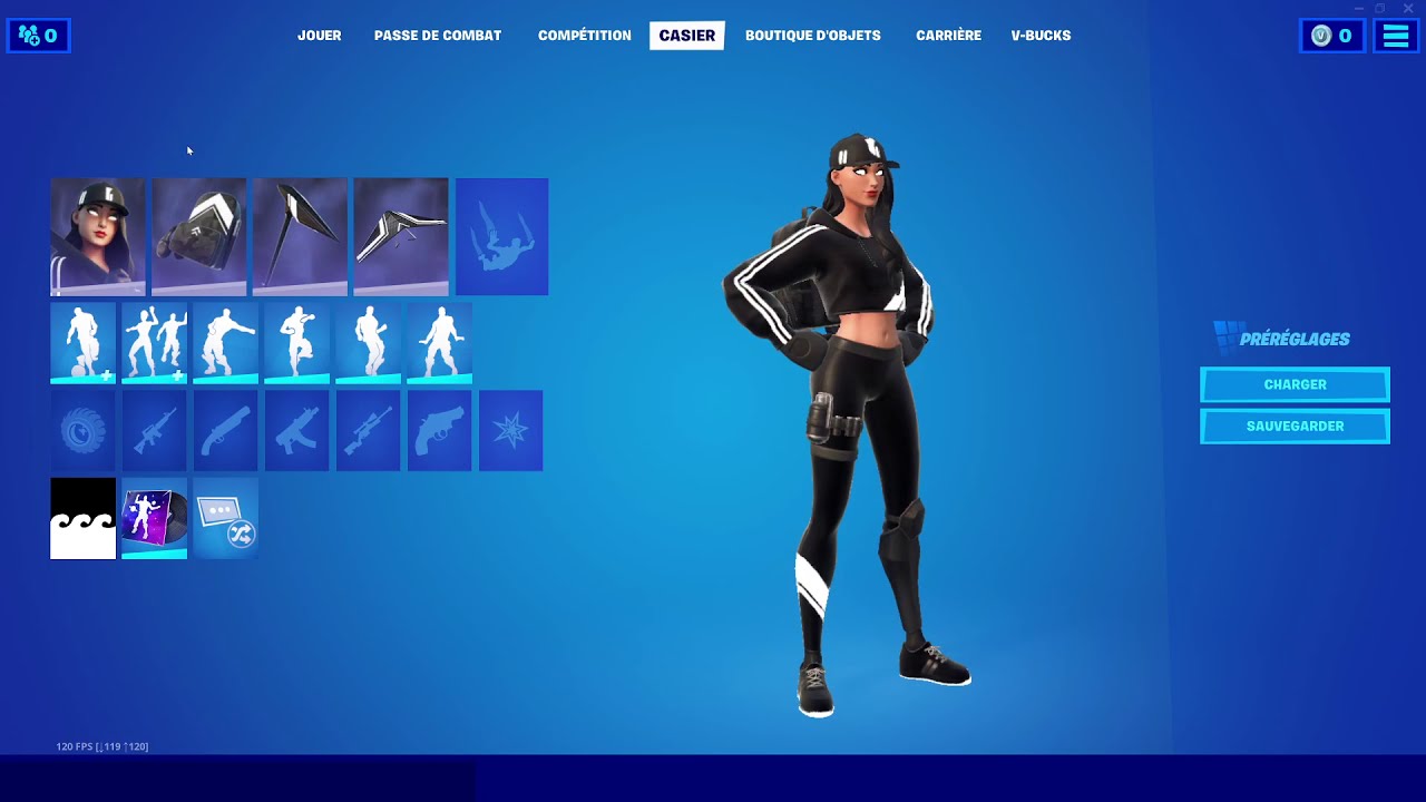 L'ensemble du skin " Rubis obscure " sur FORTNITE ! - YouTube