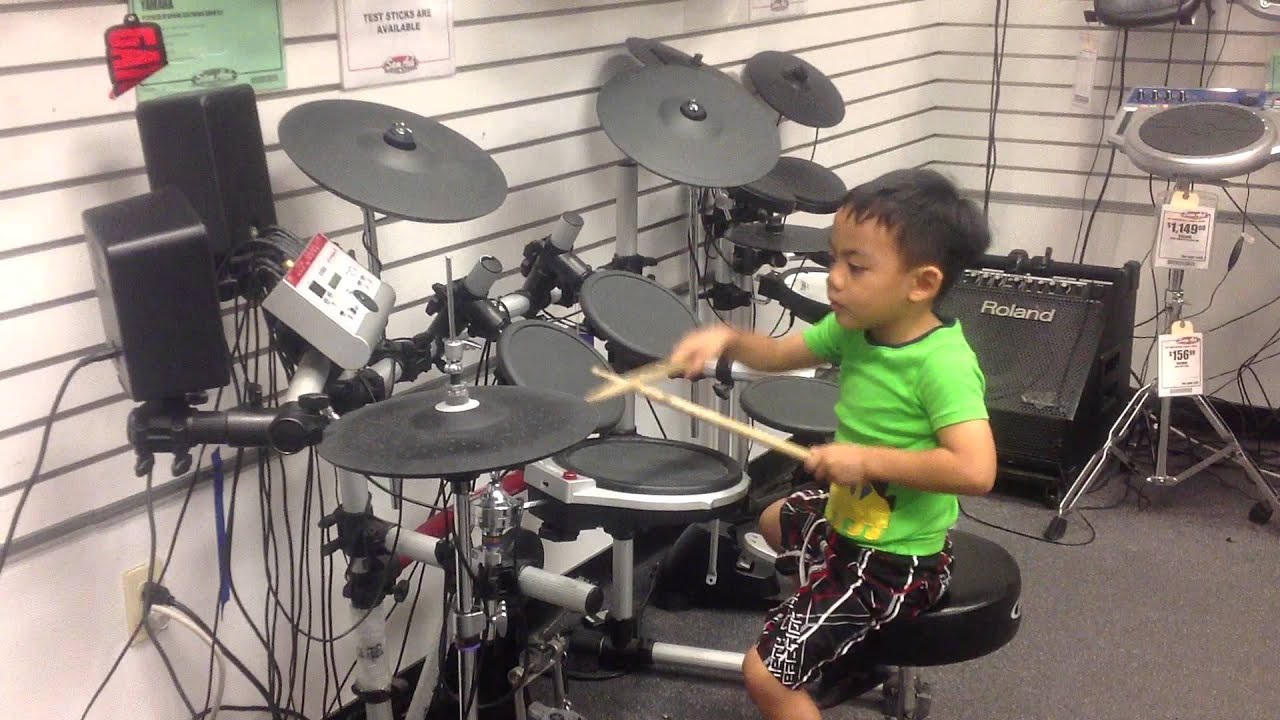 Isaiah Caleb at Sam Ash Music Store - YouTube