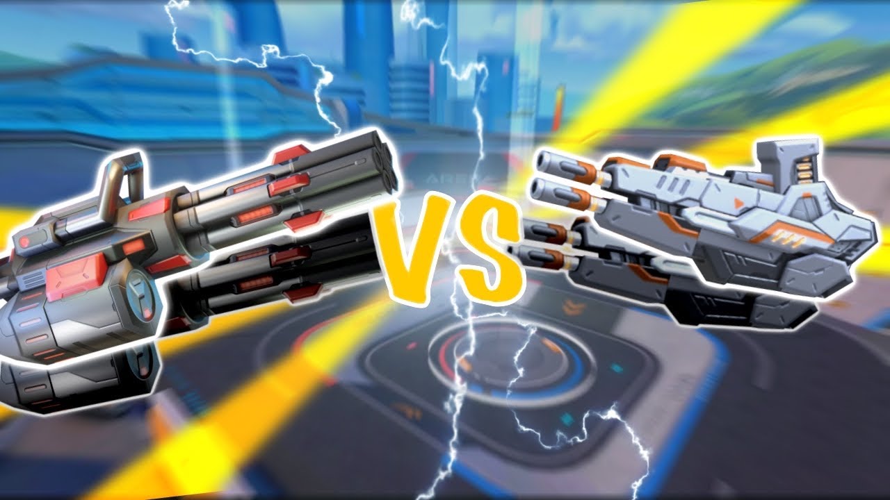 [OUTDATED] MINIGUN vs CARBINE: Which is Better? - Mech Arena Test - YouTube