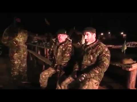 Украина АТО  Чеченцы прибыли на помощь Украинским солдатам  05 10 2014