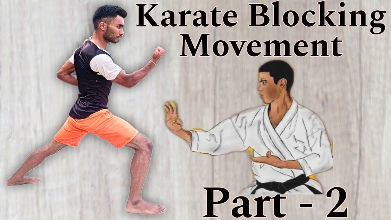 Basic Blocks In Karate || How To Practice Blocking Movement In Zenkutsu ...