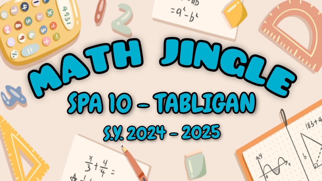 SPA 10 - TABLIGAN MATH JINGLE - YouTube
