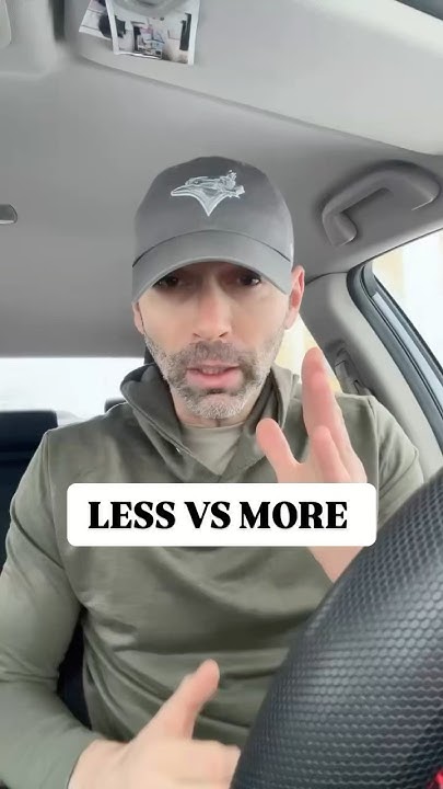 LESS VS MORE 🙌🏼#lessvsmore#lessismore#less - YouTube
