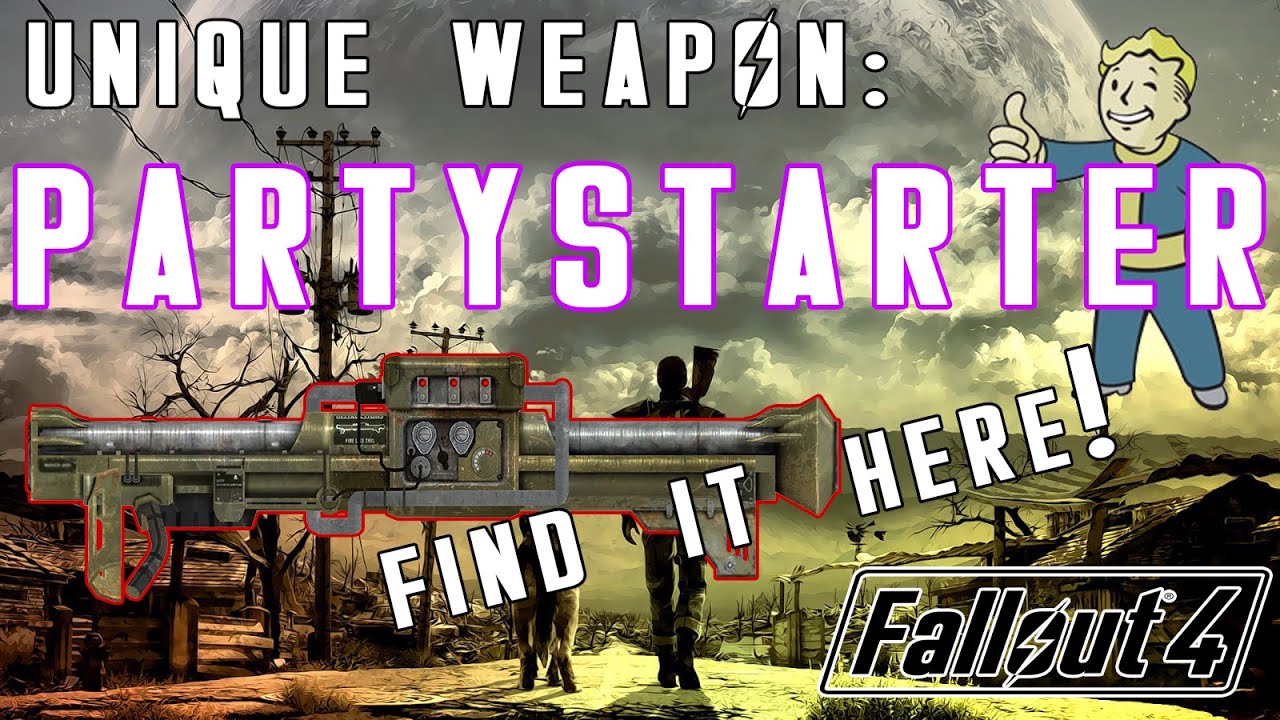 Fallout 4: Partystarter UNIQUE Missile Launcher - Find It Here! - YouTube
