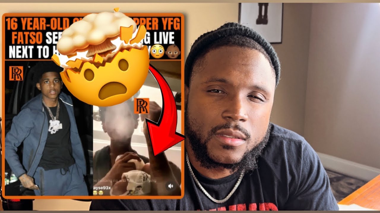 16 YEAR OLD CHICAGO RAPPER YFG FATSO SEEN SM0KING WHILE FEEDING HIS NEW ...