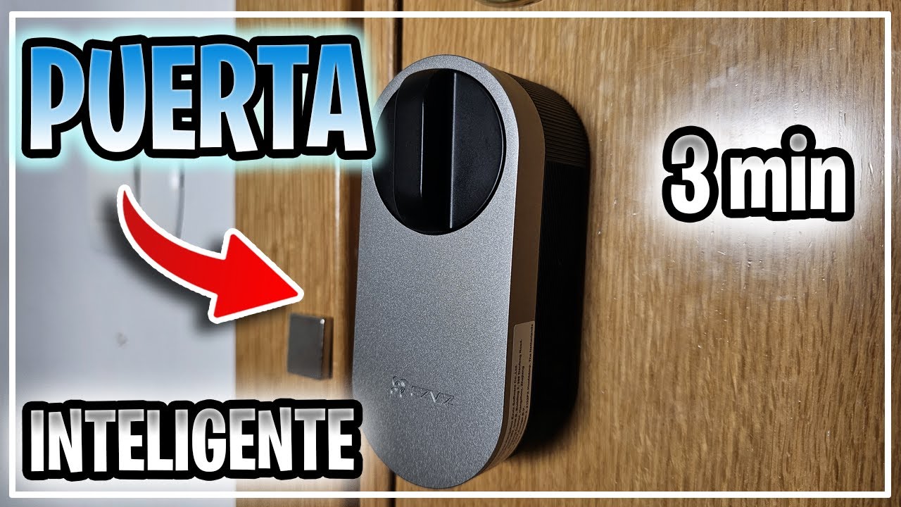 🔴 HAZ tu puerta INTELIGENTE en 3 minutos con la cerradura EZVIZ DL01S ...