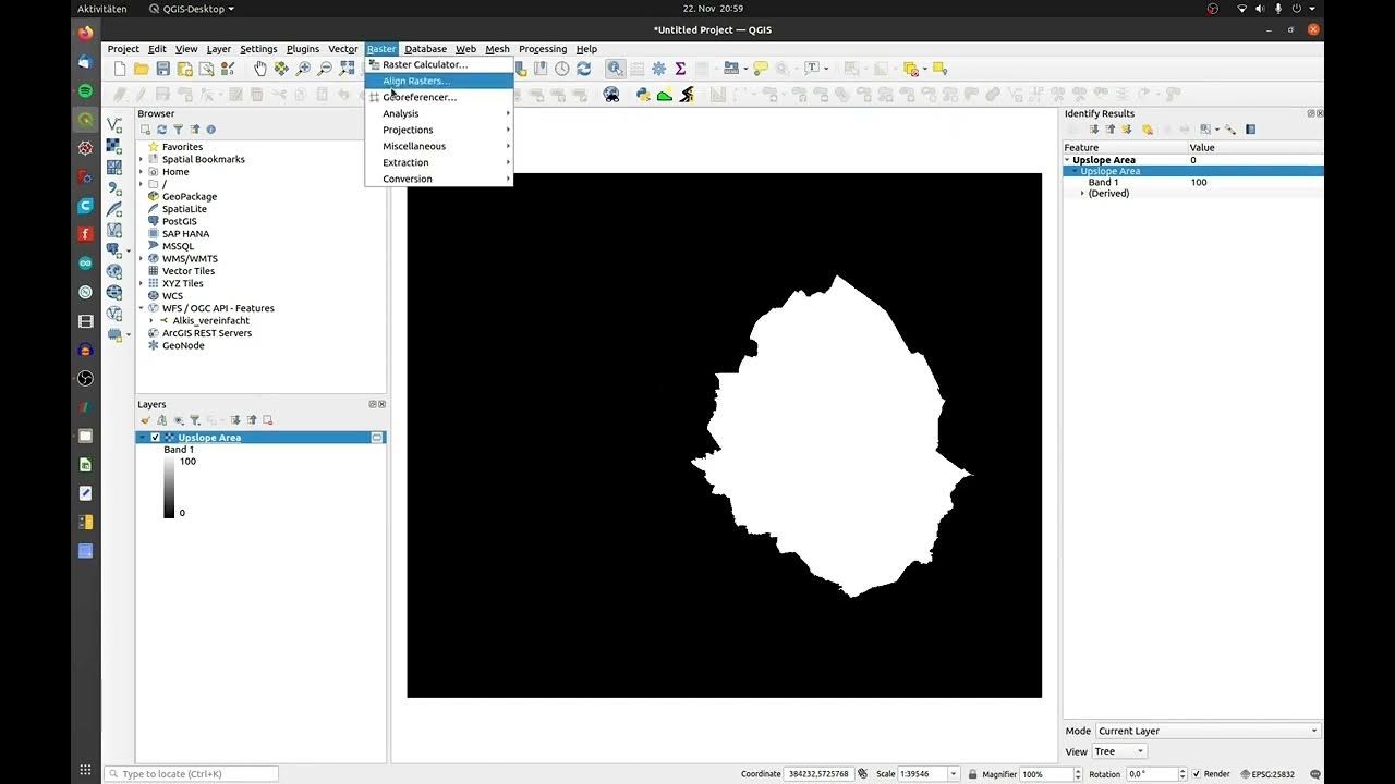 #33 QGIS - Convert Raster to Vector - YouTube