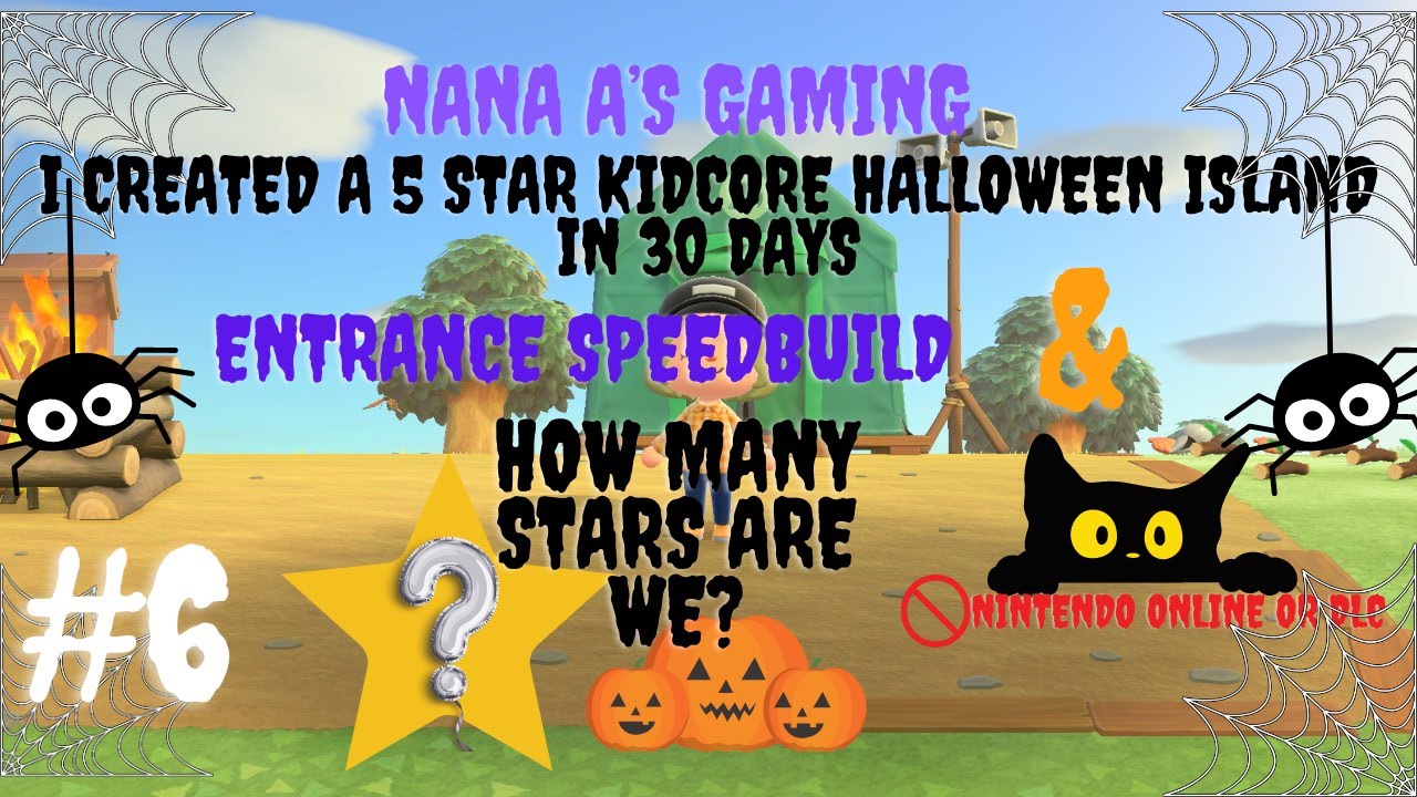 Day 6 of creating a 5-Star Kidcore Halloween Island in 30 Days without ...