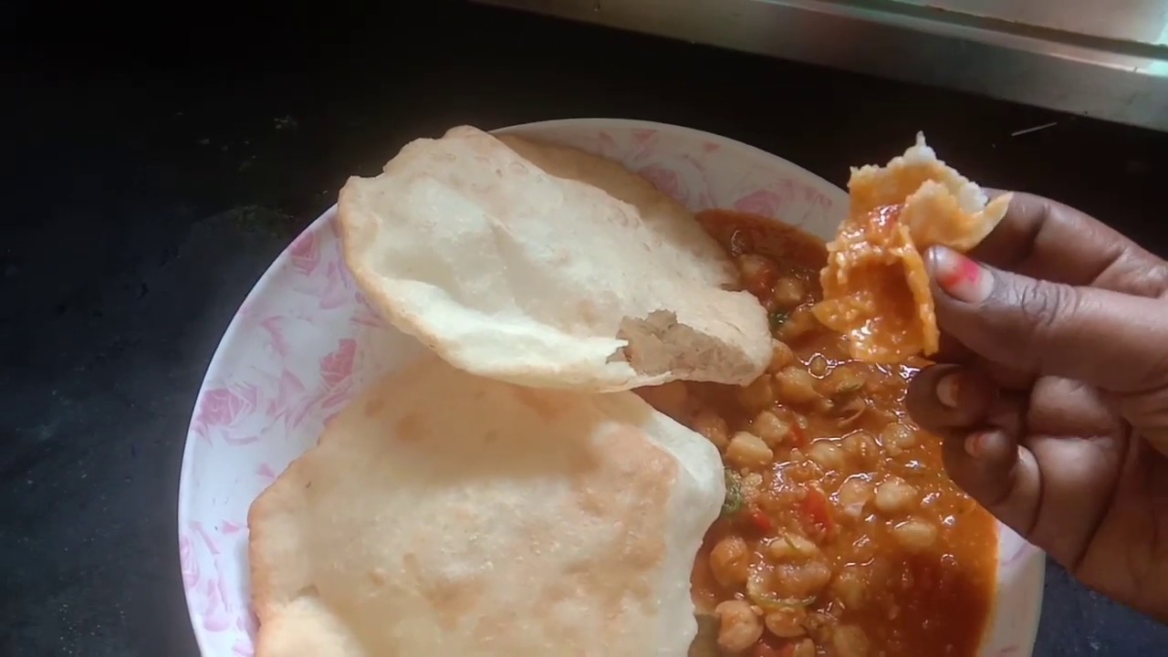 Chola puri recipe in Tamil - YouTube