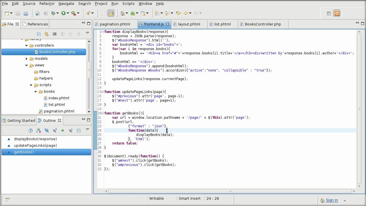 Zend Framework 19 Tutorial 15 Zf And Jquery Mix Part 3 Youtube