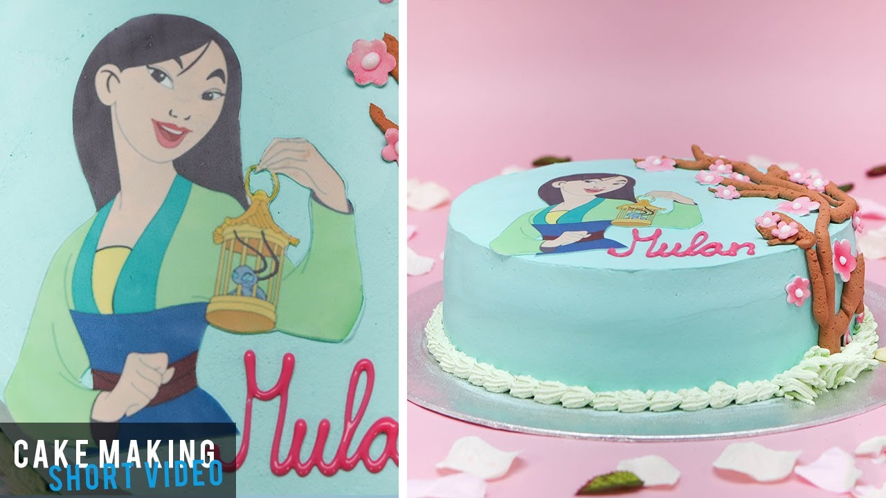 Disney Mulan Cake - YouTube