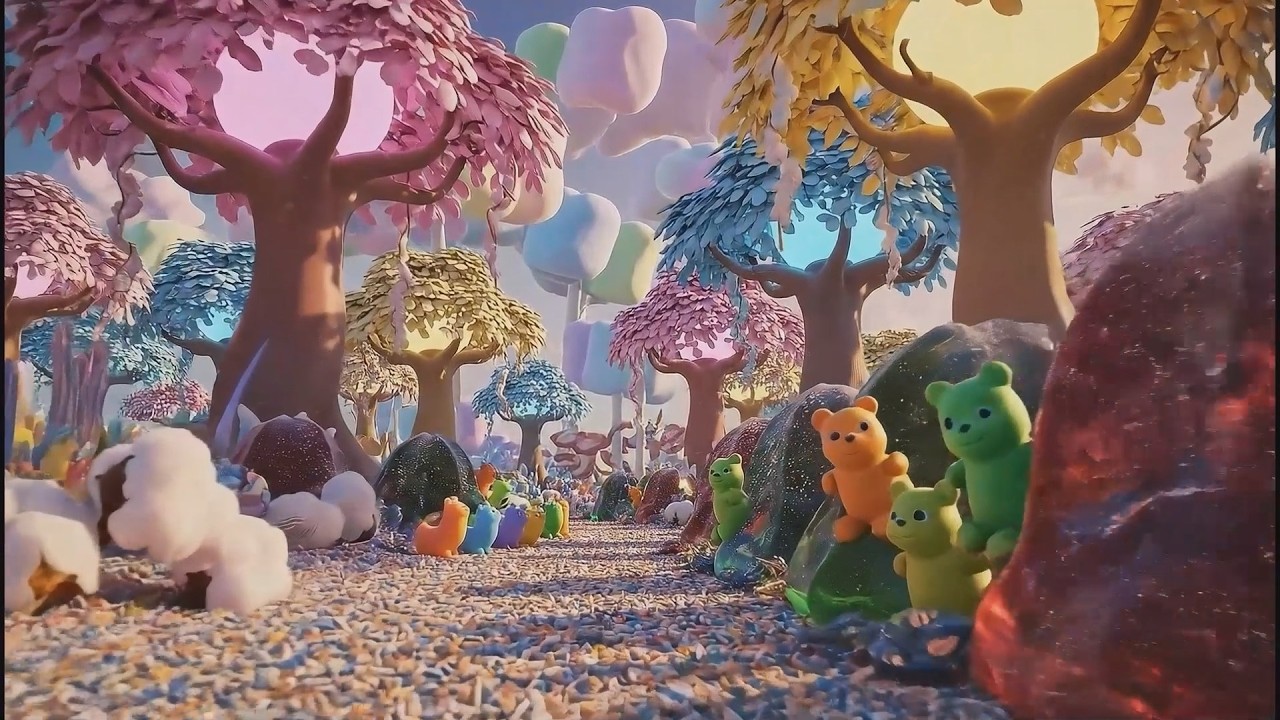 Exploring the Enchanted Candy Woods - Relaxing Journey - YouTube