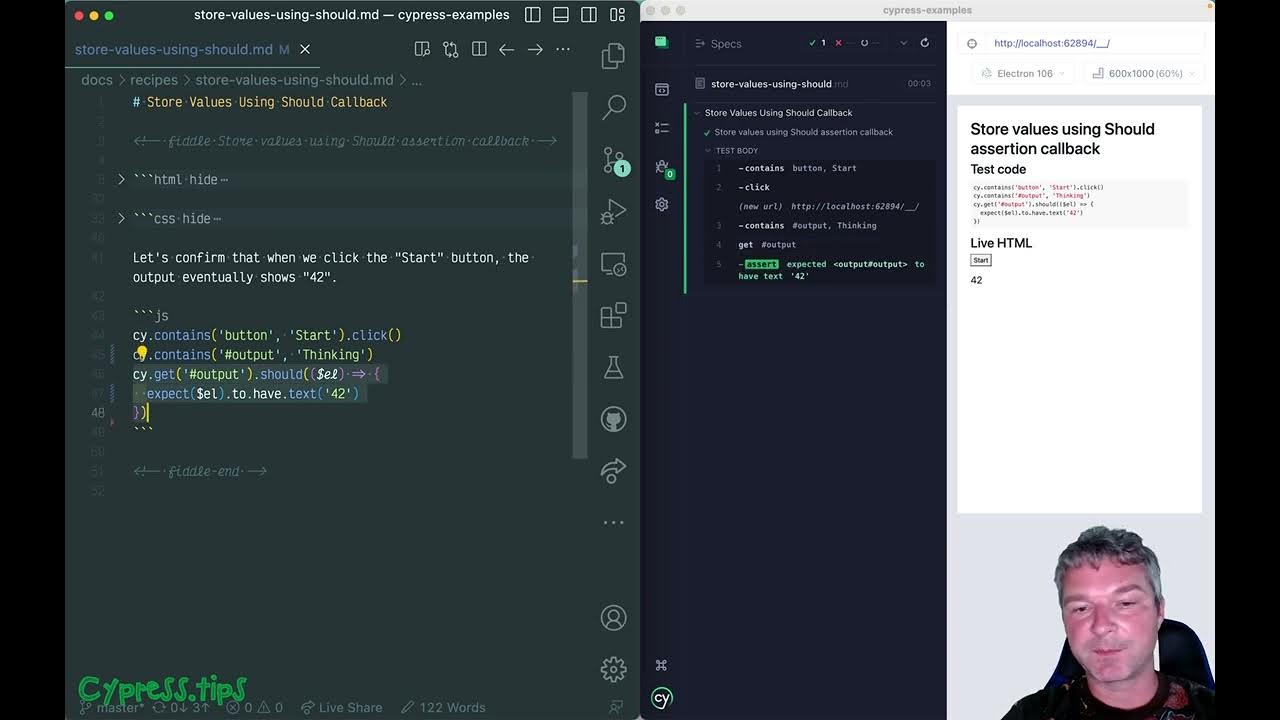 Store Values Using Should Callback Function - YouTube