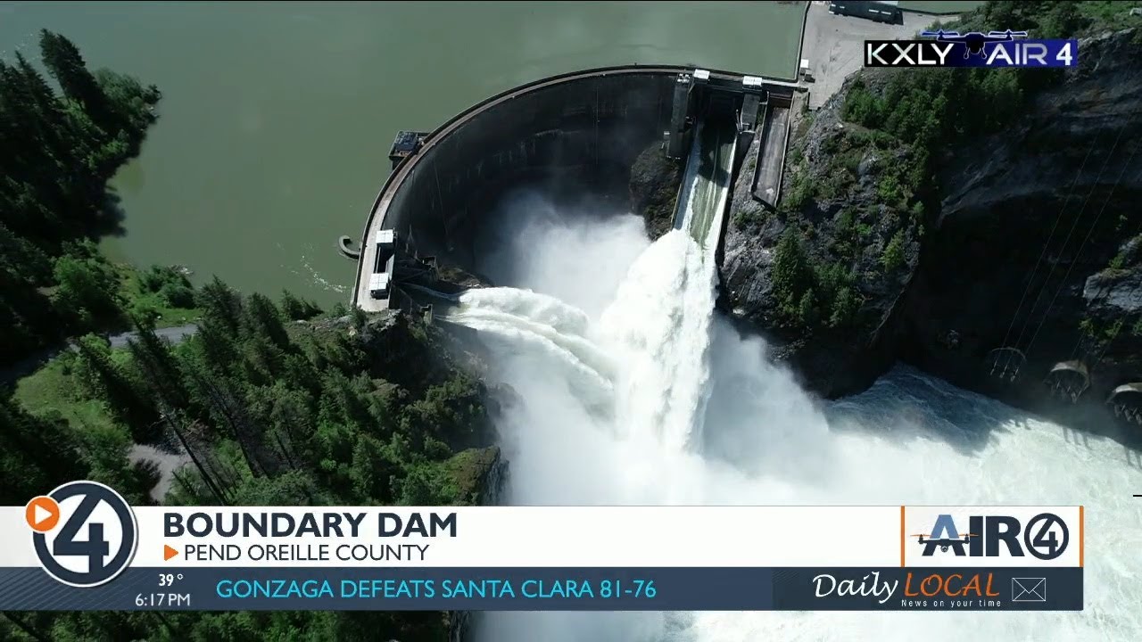Air 4 Adventure: Here’s a birds eye view of Boundary Dam on the Pend ...