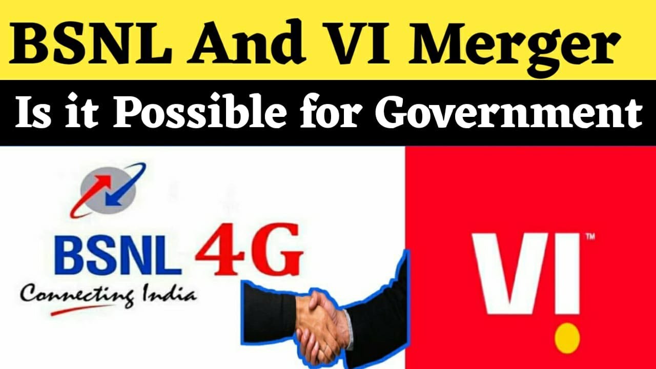 BSNL And Vodafone Idea Merger | Government Next Step for this 2 Company ...