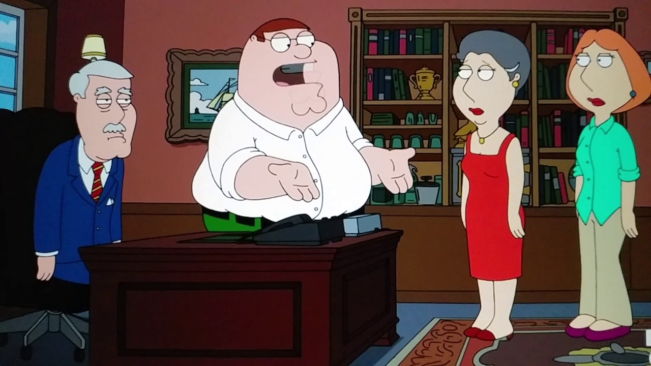 Carter pewterschmidt Family Guy waking up from retirement - YouTube