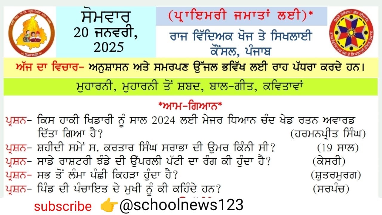 morning slide 20 January 2025। morning slide today। morning slide।#gk # ...