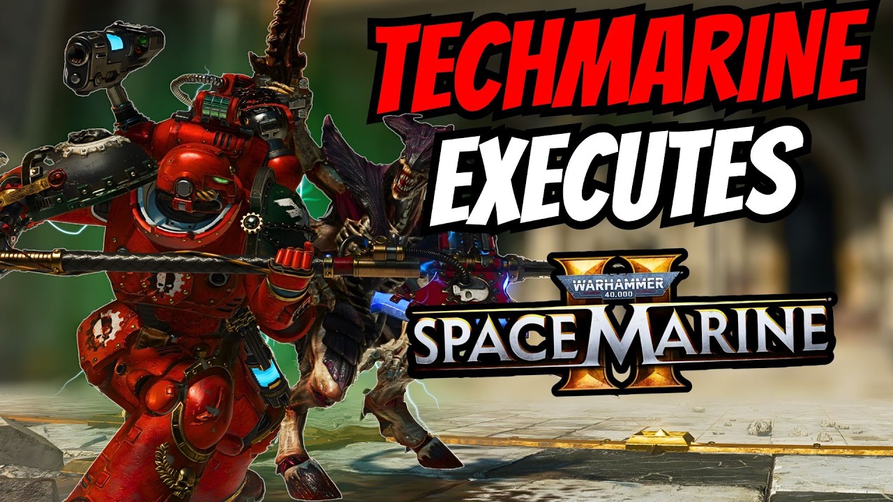 Every New Techmarine Class Execution Animation in Space Marine 2 Patch ...