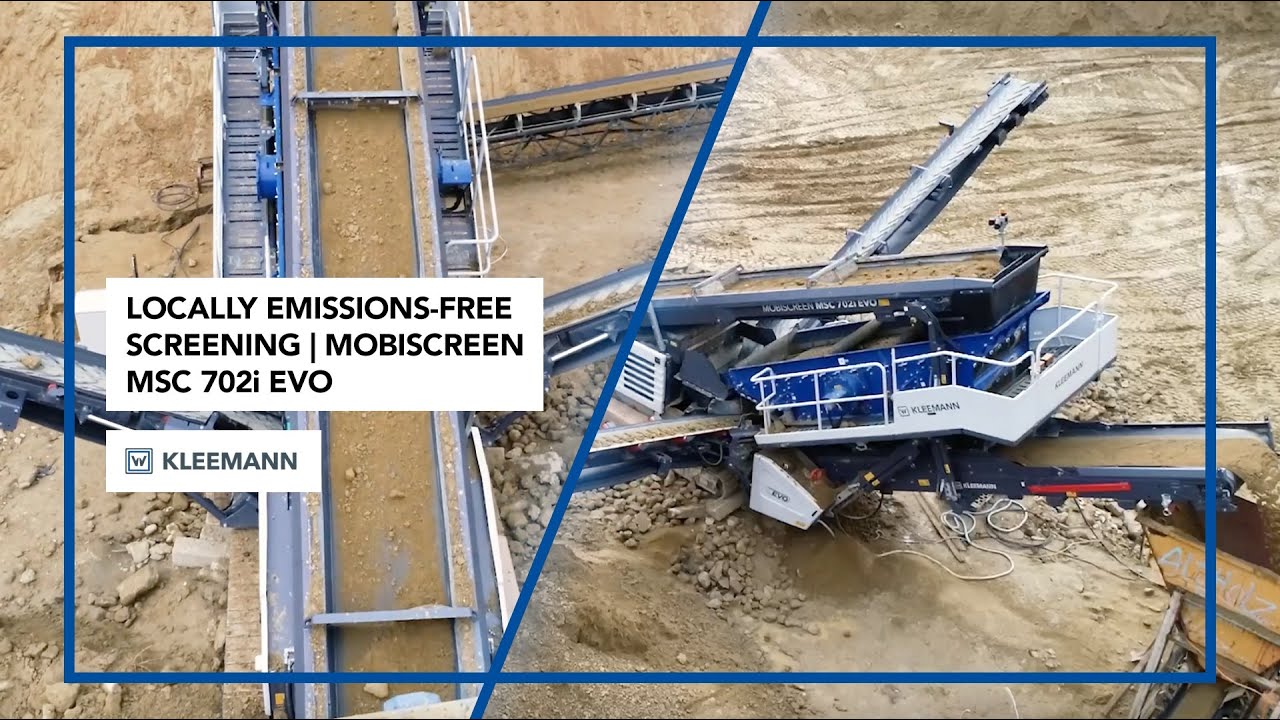MOBISCREEN MSC 702i EVO Screening Plant with Dual Power Screening ...