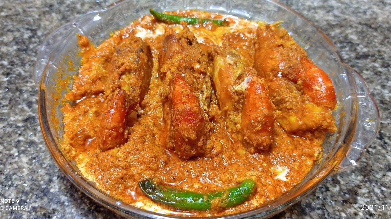Chingri macher malai curry details recipe, step by step chingri macher ...