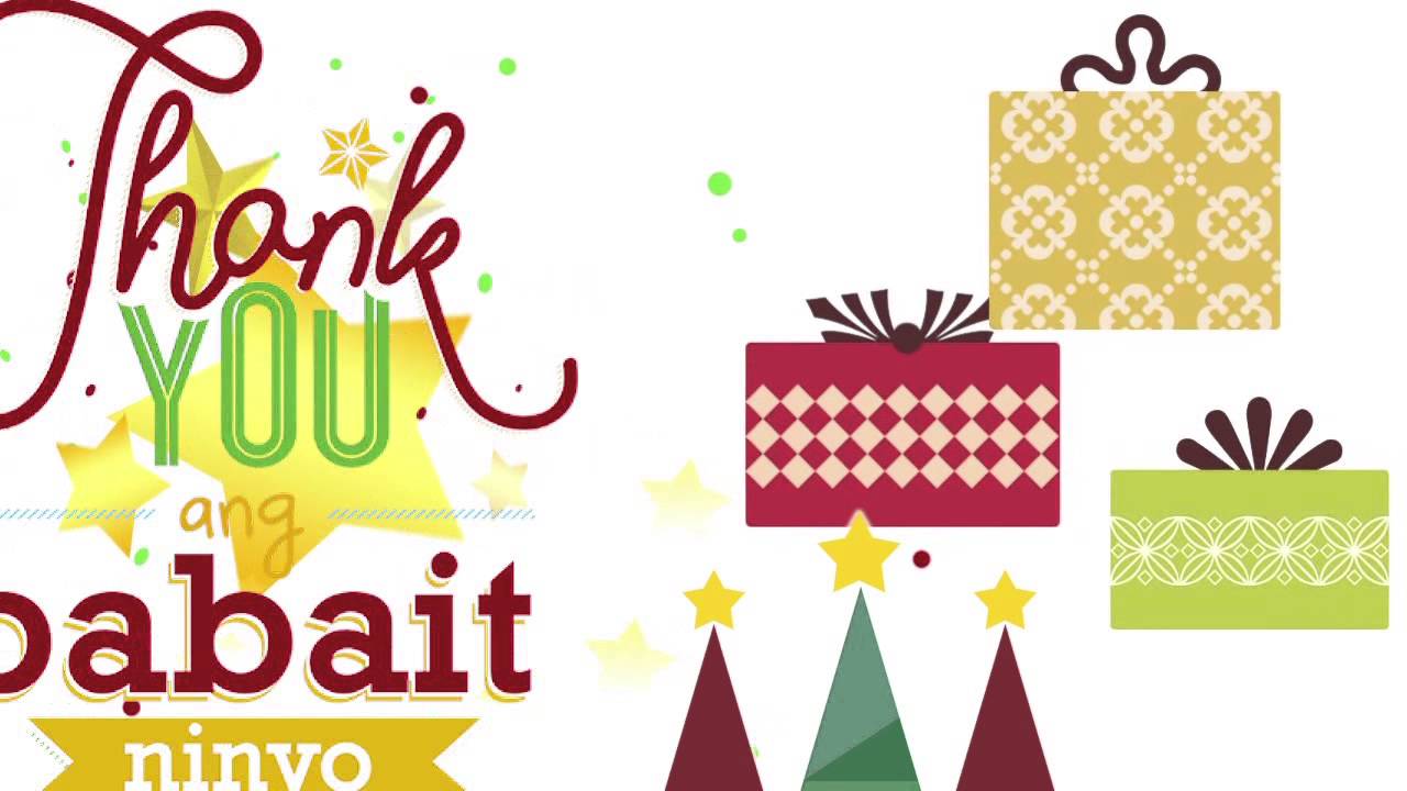 25 Days of Christmas: Thank You Ang Babait Ninyo - YouTube