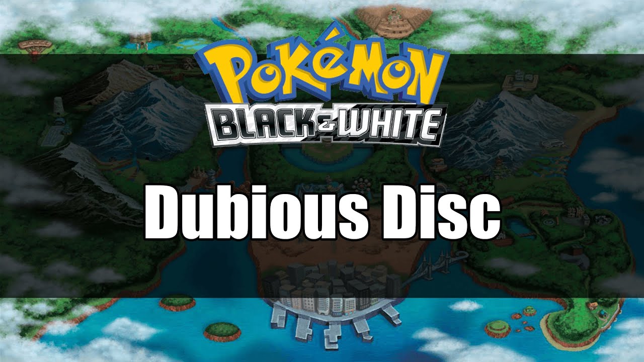 Pokemon Black and White | Where to get Dubious Disc - YouTube
