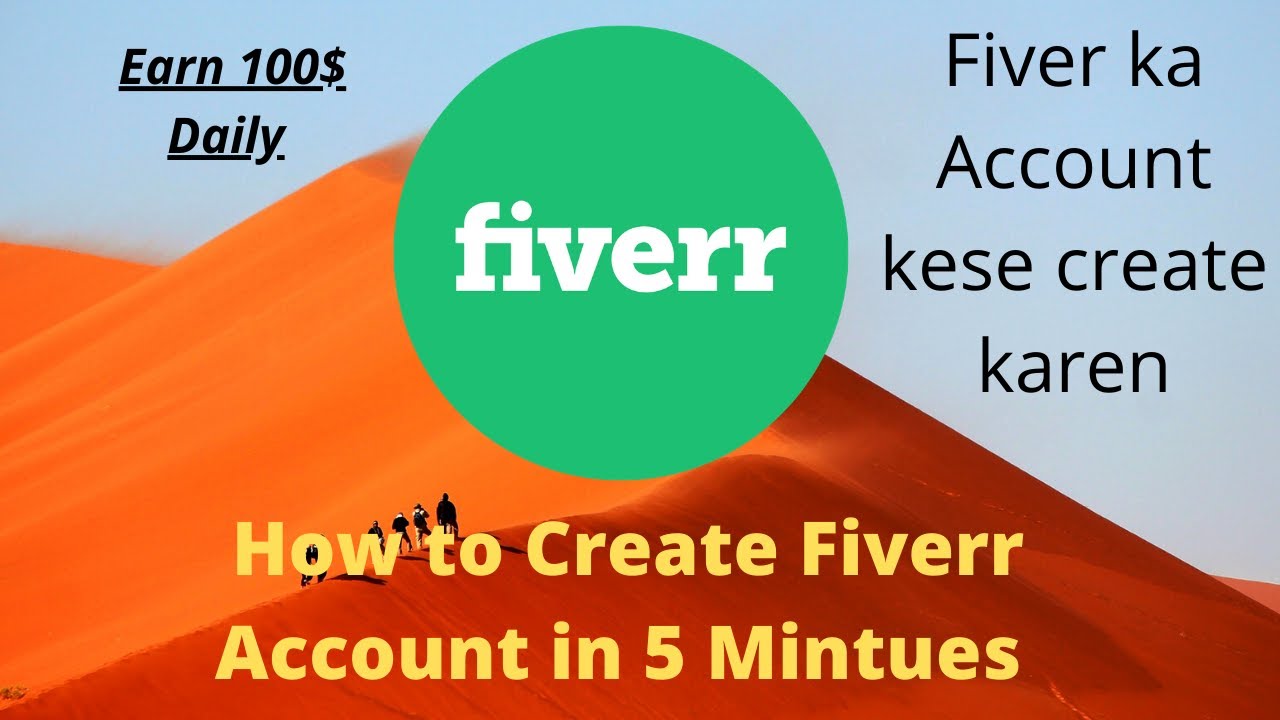 How to create Fiverr profile || Fiverr ka account kaise create karen ...