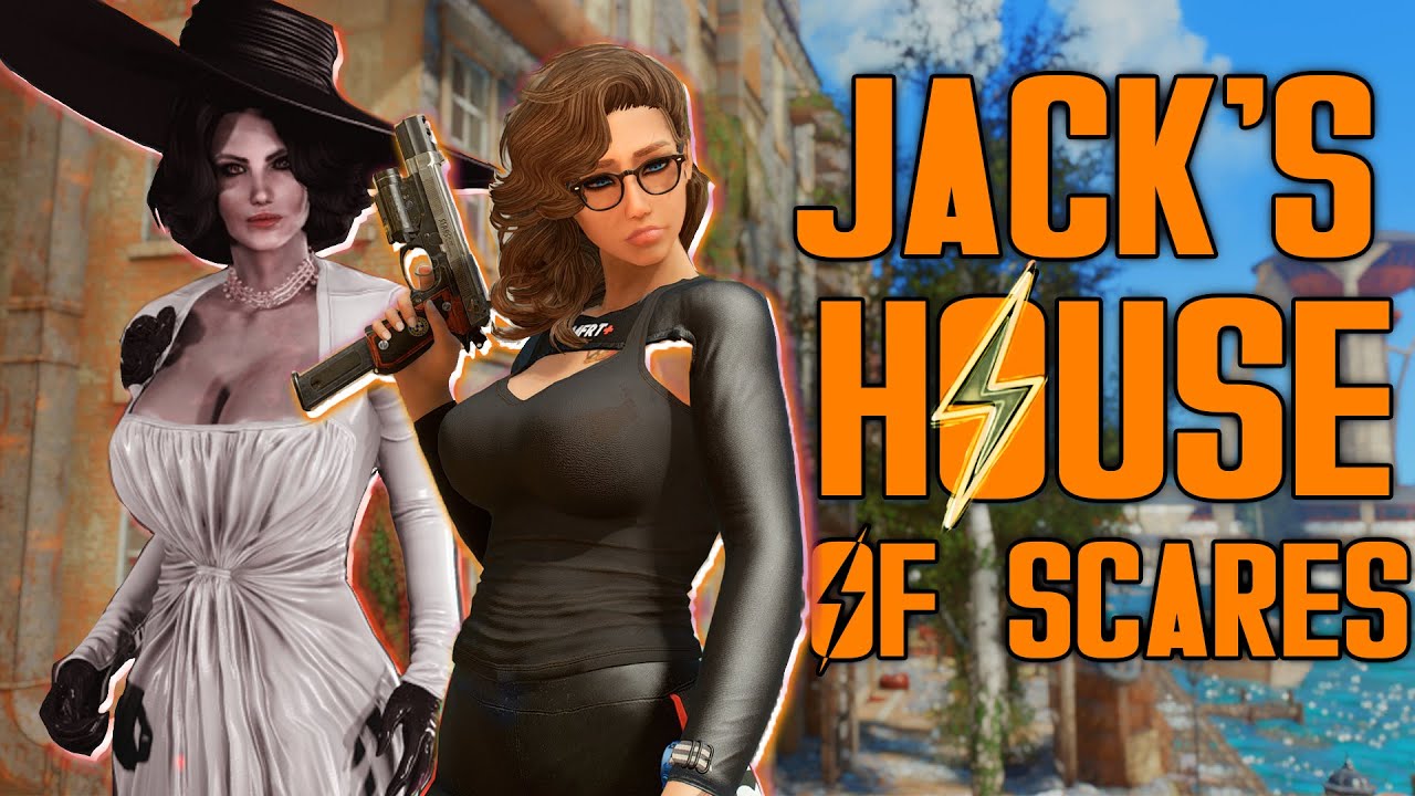 Fallout 4 - Jack's House Of Scares With TALL VAMPIRE LADY - Quest Mod ...