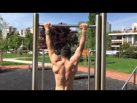 Barfiks antrenmanı pull up street workout