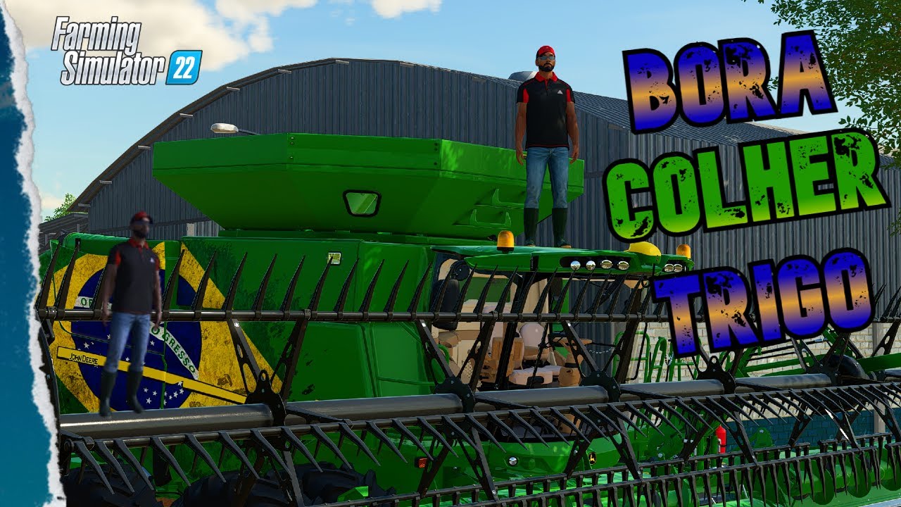 MEGA COLHEITA DE TRIGO - FARMING SIMULATOR 22 - YouTube