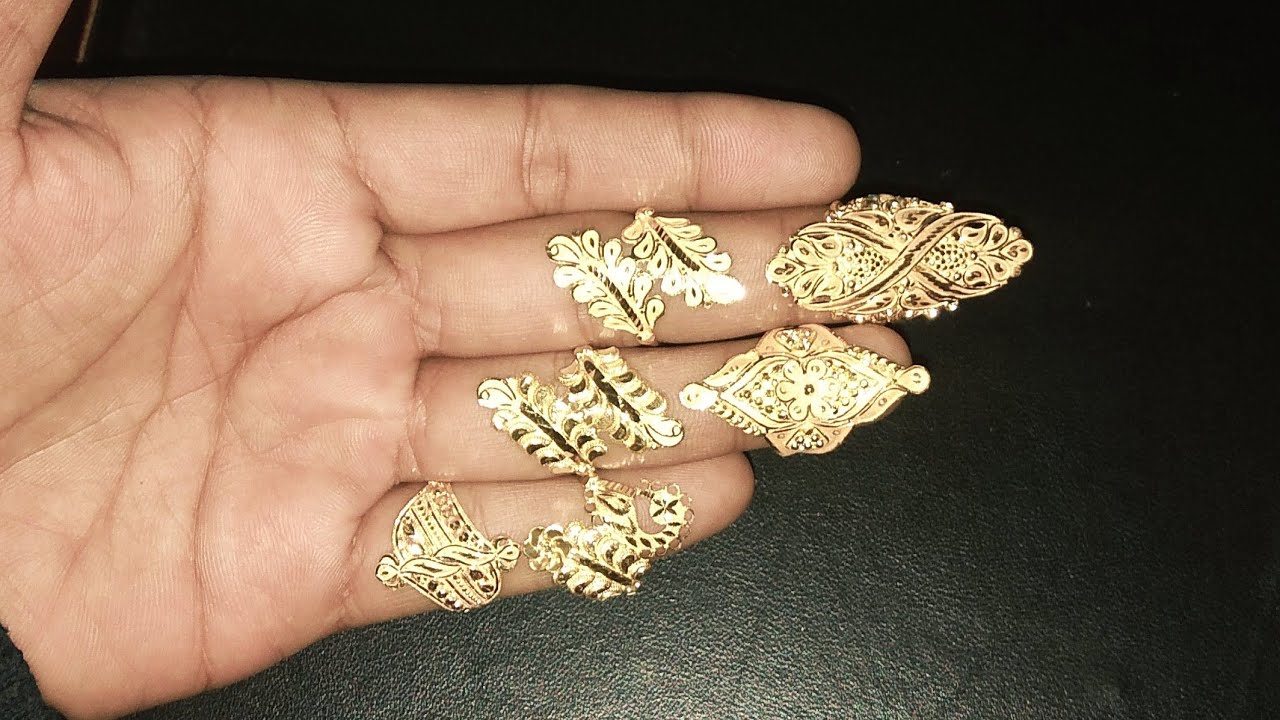 🔥🔥🔥দেখুন ১ আনাতে অসম্ভব সুন্দর লম্বা আংটির ডিজাইন latest design long ...