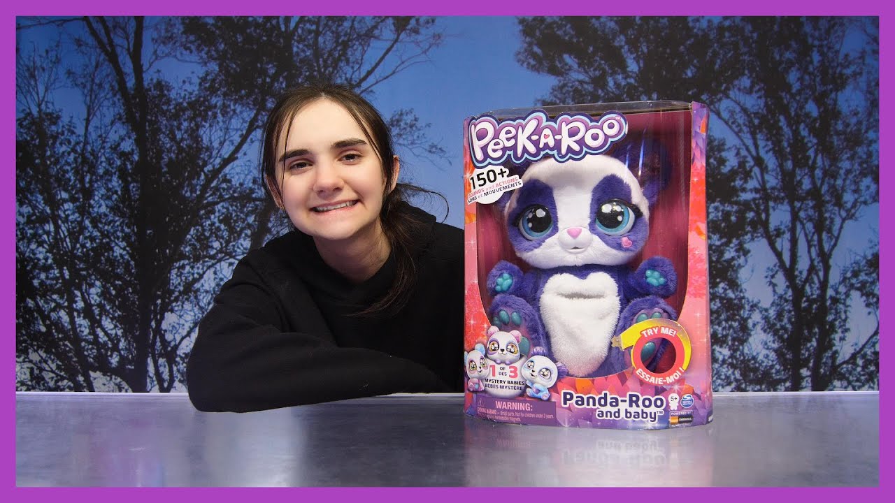 Peek-A-Roo Panda-Roo and Baby Interactive Toy - YouTube