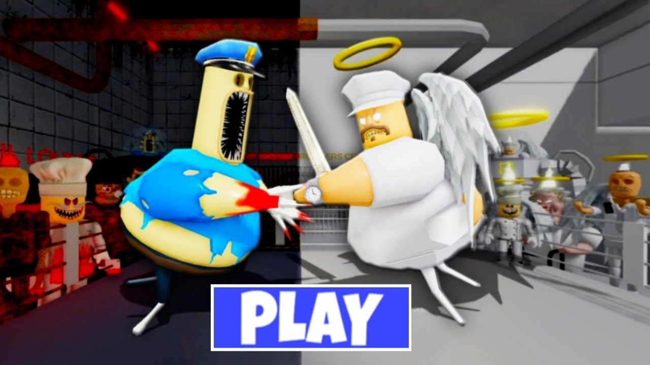 BARRY EXE VS ANGEL BARRY'S PRISON RUN! (OBBY) ROBLOX || Jumpscare ...