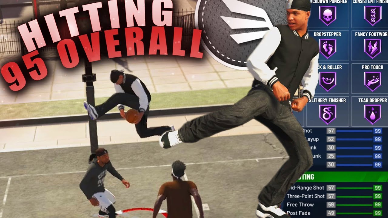 Hitting 95 Overall - Slasher Build Dunking Everything! NBA 2K20 Park ...